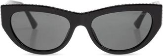 Jimmy Choo London Femme, Accessoires, Noir, Taille: 54 MM Lunettes de soleil oeil-de-chat