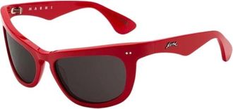 Marni Lunettes de soleil Isamu - unisex - Accessoires - Rouge - Taille: 60 MM