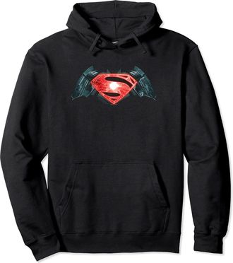 DC Comics Batman v Superman Industrial Logo Pullover Hoodie