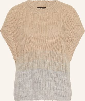 s.Oliver Black Label S.Oliver Black Label Pullunder Mit Pailletten beige