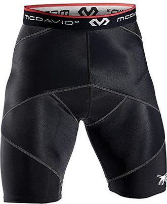 McDavid Short de Compression pour Adducteurs - Cross Compression - Noir ou Blanc - pour Hommes ou Femmes