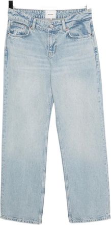 Reformation jean droit CHARLEE à taille basse - Bleu