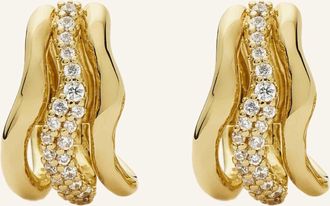 Missoma Missoma Ohrringe Molten Snow Triple Small By Glambou gold