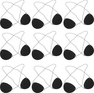 BESPORTBLE VILLCASE 96 St&uuml;ck Teiliges Halloween Piraten Augenklappe aus Schwarzem Filz mit Elastischem Band Komfortabel und Langlebig Vielseitiges Piraten Kost&uuml;m