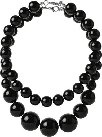 Dansk Copenhagen Lisa Short 2in1 Resin Halsketten - - Accessories - Damen - Schwarzk - ONE SIZE