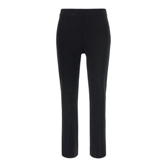 Jucca Cropped Fitted Hosen - - Trousers - Damen - Schwarzk - L