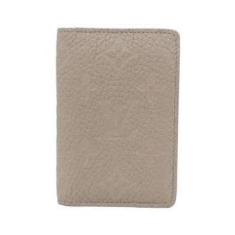 Louis Vuitton Porte-cartes Monogram Taurillon Pre-owned - Homme - Pre-owned - Beige - Taille: ONE Size