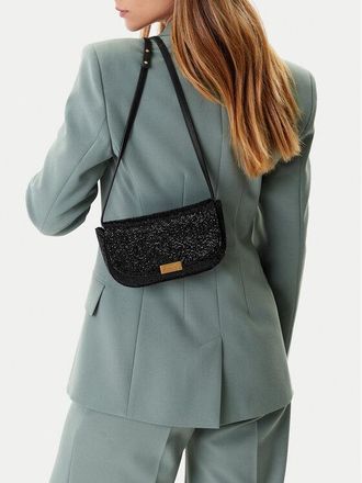 Tommy Hilfiger Handtasche Party Le Mini Crossover Beaded AW0AW17940 Schwarz