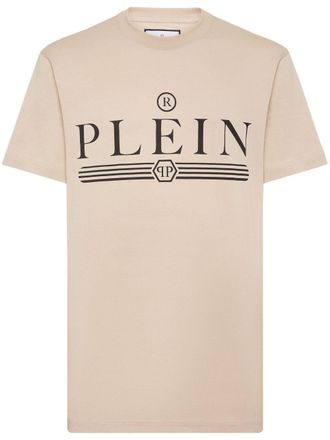 Philipp Plein T-Shirt mit Logo-Print - Nude