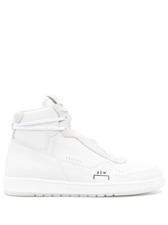 A-Cold-Wall* baskets montantes Luol en cuir - Blanc