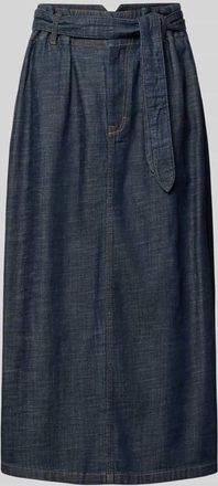 Drykorn Jeansrock aus Lyocell-Mix mit Bindeg&uuml;rtel Modell EDMEA
