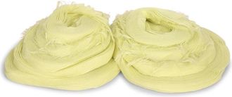 Issey Miyake Femme, Accessoires, Vert, Taille: ONE Size Feather Ramie Pleats Stole