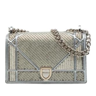 Dior Pre-owned Diorama Umh&auml;ngetasche - - Pre-owned - Damen - Grau - ONE SIZE