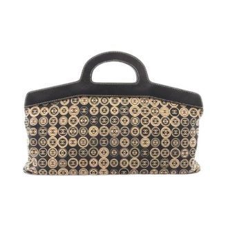 Chanel Pre-owned Coco Mark Leder Baumwoll Handtasche - - Pre-owned - Damen - Beige - ONE SIZE