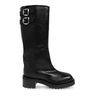 Jimmy Choo London Kniehohe Stiefel Brooklyn - - Shoes - Damen - Schwarzk - 38 1/2 EU