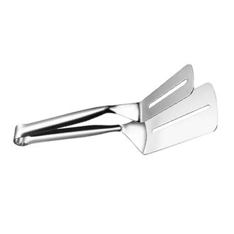 Cabilock Edelstahl Steakzange Lebensmittelklammer Mit Langem Griff Sp&uuml;lmaschinenfest F&uuml;r Grill Und K&uuml;che