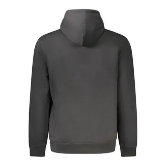 Tommy Hilfiger Embroidered Logo Hoodie - Black