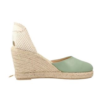 Clara Duran Femme, Chaussures, Vert, Taille: 41 EU Napa Sandale Compens&eacute;e