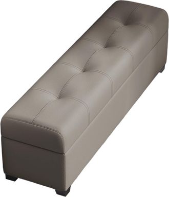 Generic Schuhbank mit Stauraum 6cm Hoch Elastisches Schaumstoff-Sitzkissen Massivholzrahmen Sitzbank mit Stauraum Kratzfeste Lederpolsterung f&uuml;r Flur, Wohnzim