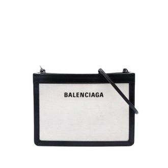 Balenciaga Pre-owned Toile sacs-balenciaga - Femme - Pre-owned - Blanc - Taille: ONE Size