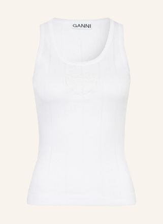 Ganni Stricktop weiss