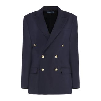 Polo Ralph Lauren Double-Breasted Blazer - - Jackets - Damen - Blau - S