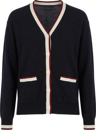 Max Mara Cardigan en laine - Femme - Pulls - Bleu - Taille: 40 FR
