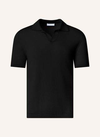 Kiefermann Kiefermann Strick-Poloshirt Luras Aus Merino schwarz