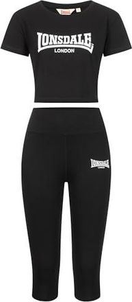 Lonsdale London IXWORTH Femme Survêtement noir XL 98% Coton, 2% Élasthanne