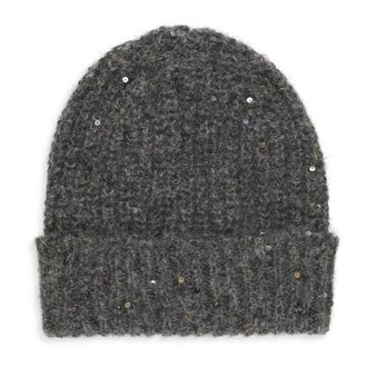 PANICALE Wollmischgewebe-Beanie - - Accessories - Damen - Grau - ONE SIZE
