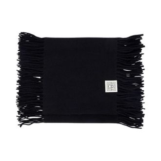 Toteme Kaschmirschal mit Quasten - - Accessories - Damen - Schwarzk - ONE SIZE