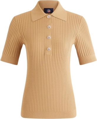 Fusalp Femme, Pulls, Beige, Taille: 38 FR Vera Polo &agrave; Manches Courtes