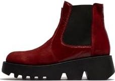 FLY London Femme ZINP314FLY Fashion Boot, Rouge, 36 EU