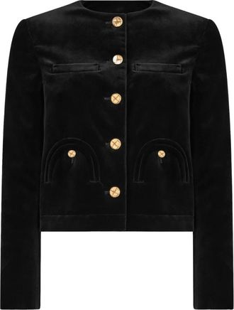 Blaz&eacute; Milano Shamo Bolero - - Jackets - Damen - Schwarzk - S