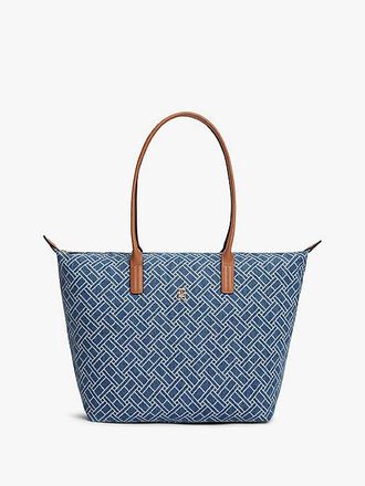 Tommy Hilfiger Cabas denim &agrave; motif drapeau