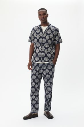 Matinique Kurzarmhemd Gerade Passform navy blue