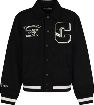 Carhartt Work in Progress Homme, Vestes, Noir, Taille: XL World Class Varsity