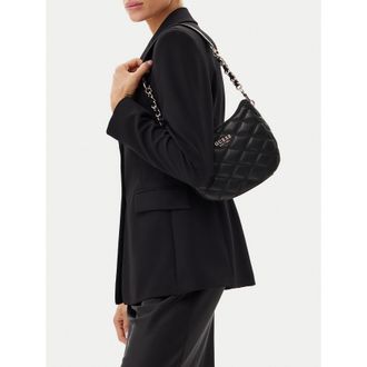 Guess Handtasche Guess HWQG96 32170 Schwarz