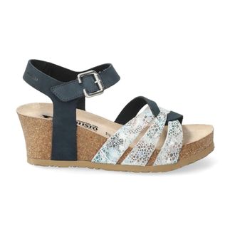 Mephisto Blaue Damensandale mit Klettverschluss - - Shoes - Damen - Mehrfarbig - 41 EU