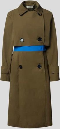 Nina Ricci Mantel mit Kontrastbesatz