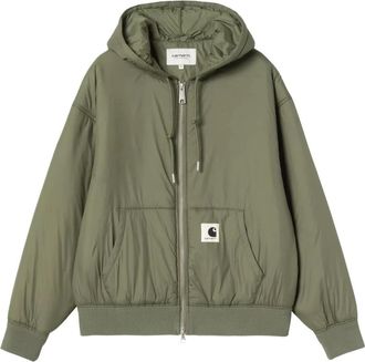 Carhartt Work in Progress Femme, Vestes, Vert, Taille: 38 FR Hooded Gadd Jacket