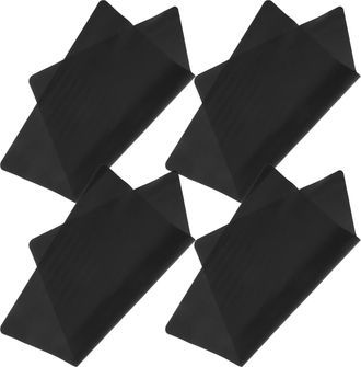 NUOBESTY 4 St&uuml;ck Faltbare rutschfeste Silikon Platzsets 400x300mm Hitzebest&auml;ndig Waschbar Tischsets f&uuml;r Haushalt