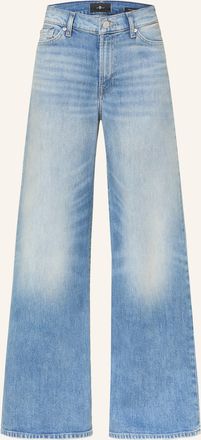 7 For All Mankind Wide Leg Jeans Lotta blau