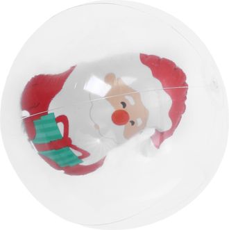 Cabilock Aufblasbare Weihnachtskugel PVC Wetterfest Einfach Aufzublasen Bunte Au&szlig;en-Dekoration f&uuml;r Festliche Weihnachtsstimmung im Garten