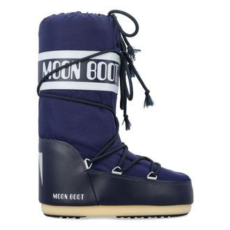 Moon Boot unisex, Chaussures, Bleu, Taille: 42 EU Icon High Bottes