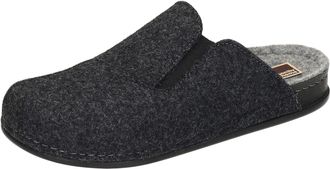 Manitu Herren 220048-09 Hausschuh, grau, 46 EU