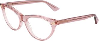 Gucci Cat-eye Optische Fassung - - Accessories - Damen - Rosa - 53 MM