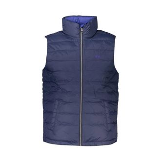 La Martina Bestickte Blaue &Auml;rmellose Jacke - - Jackets - Herren - Blau - L