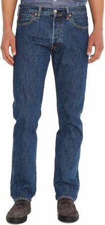 Levi's Jean 501 Original Fit pour Homme, Délavé, 32W / 34L