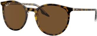 Ray-Ban unisex, Accessoires, Brun, Taille: 51 MM Lunettes de soleil rondes